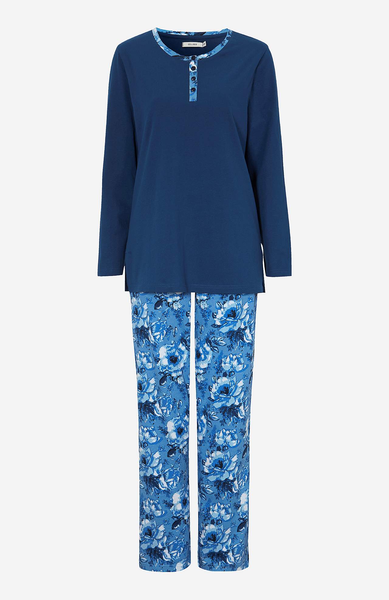 Pyjamas med et blomstermønster Elsa