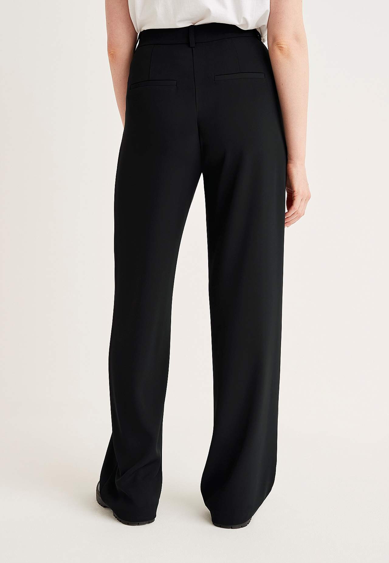 Stilrene bukser med brede ben Amanda